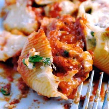 Ground Turkey Stuffed Shells | Stress Baking