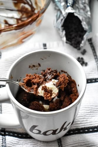 The Best Chocolate Mug Cake (No Egg, Quick and Easy!) | Stress Baking