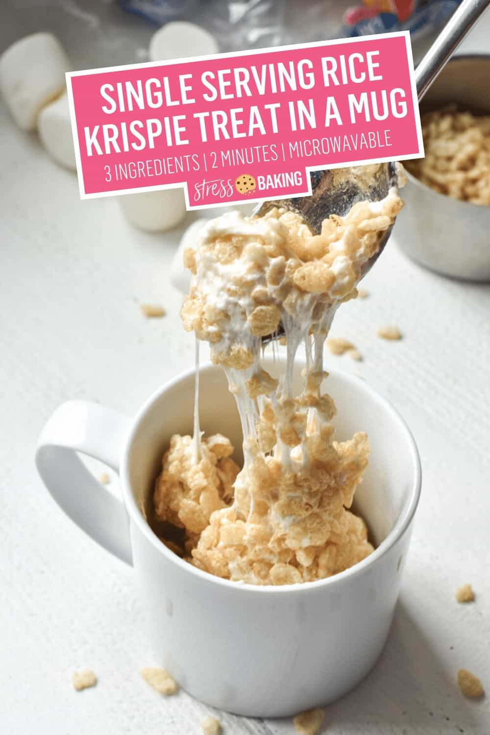 Single Serving Rice Krispie Treat | Stress Baking