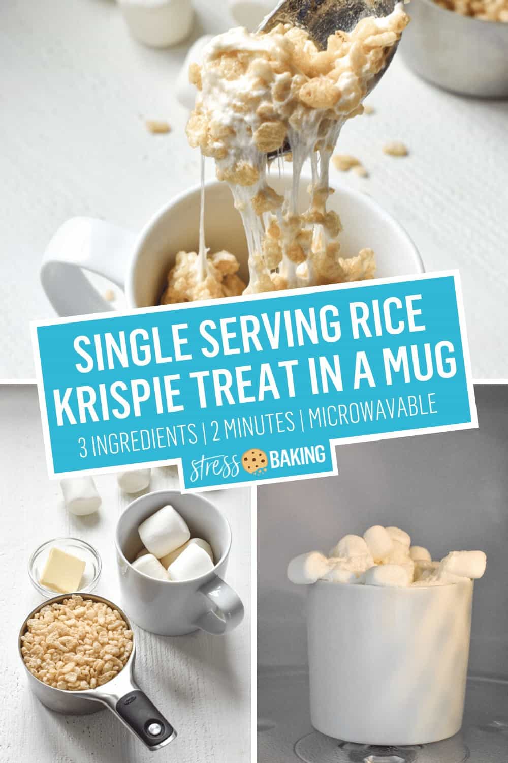 Single Serving Rice Krispie Treat | Stress Baking