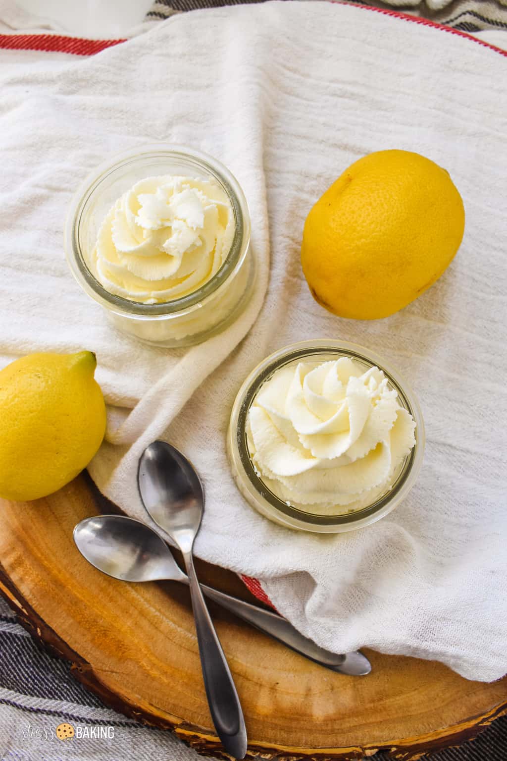 Lemon Mascarpone Mousse (Lemon Whipped Cream) | Stress Baking