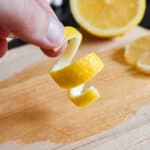 How to Make a Lemon Twist Garnish - Stress Baking