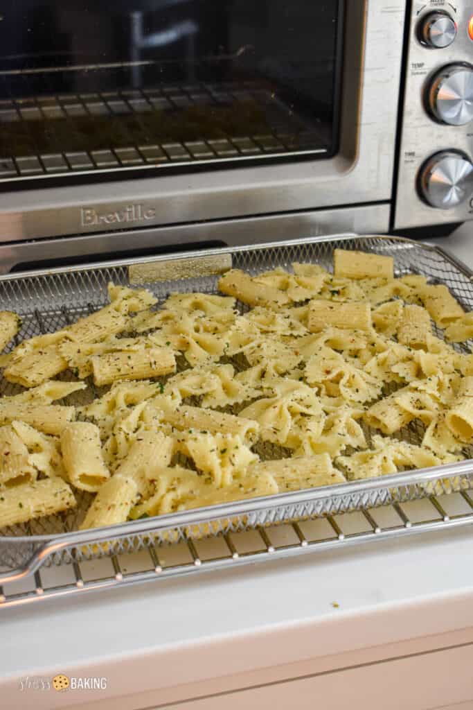 Air Fryer Pasta Chips Viral Tiktok Recipe Stress Baking