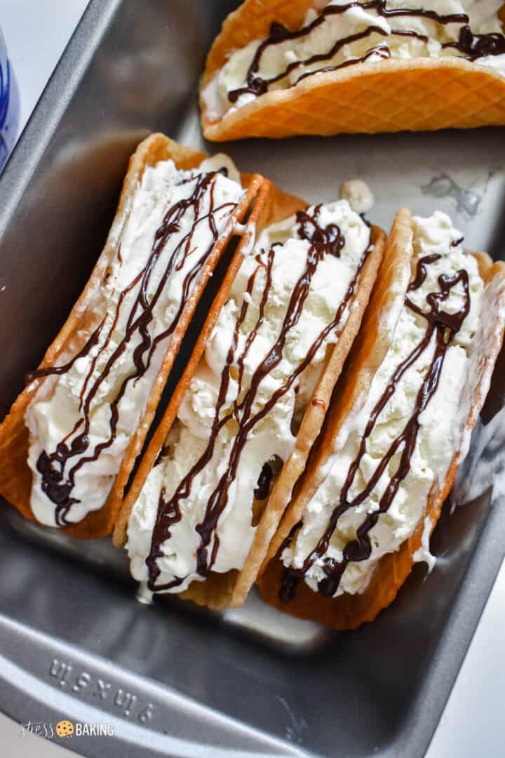 Homemade Choco Tacos Recipe | Stress Baking