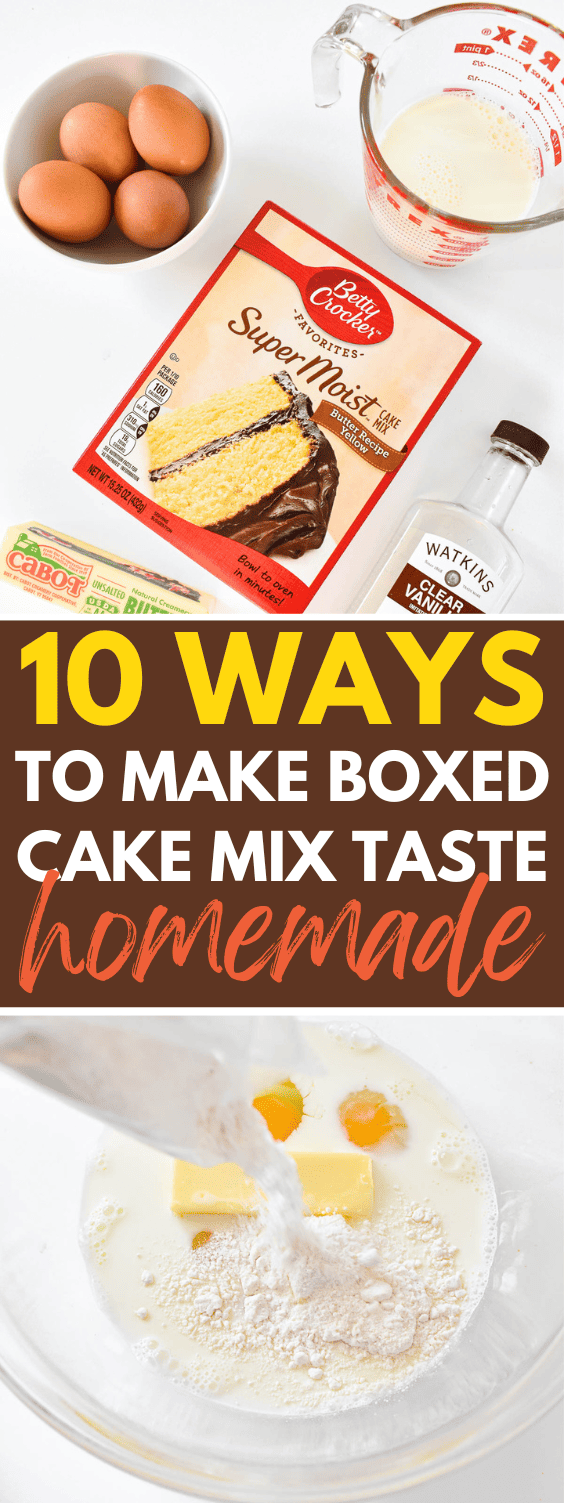 10 Ways to Upgrade Boxed Cake Mix | Stress Baking