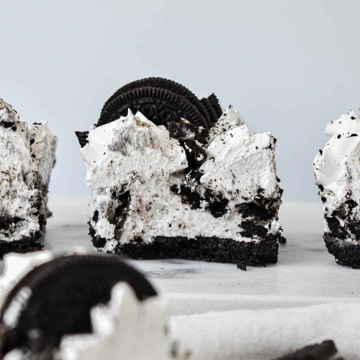 The Best No Bake Oreo Dessert Bars - Stress Baking